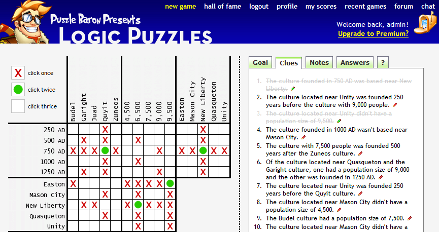 Logic Puzzles Portfolio Categories Puzzle Baron